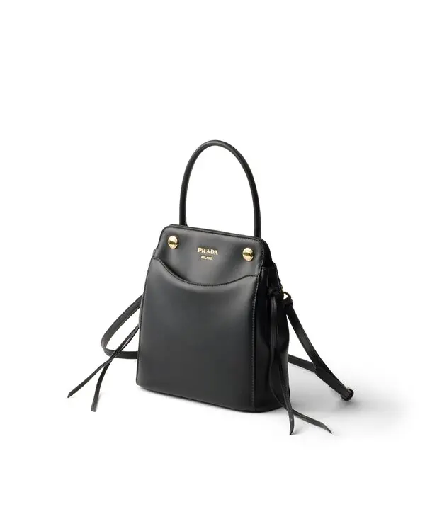 Prada Leather Handbag - Black