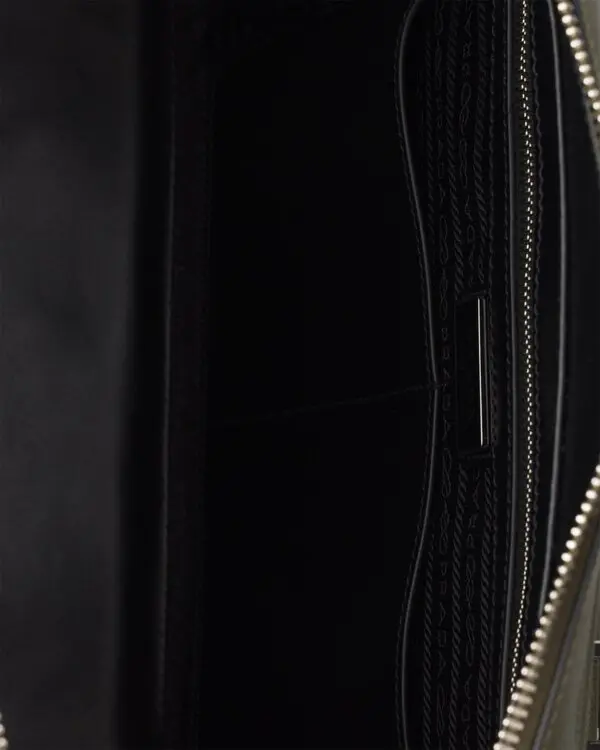 Prada Saffiano Leather Work Bag - Loden