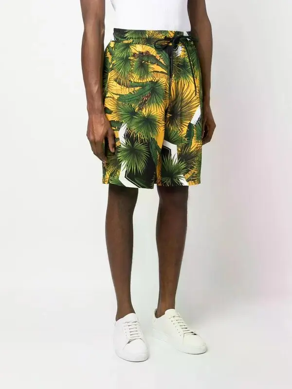 Iceberg Tropical Print Deck Shorts