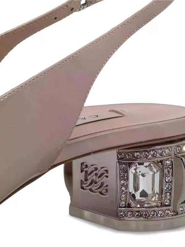 Casadei Embellished Slingback Pumps