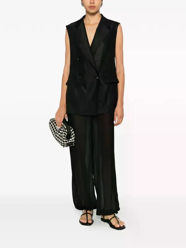 Tagliatore Double-breasted Sleeveless Waistcoat