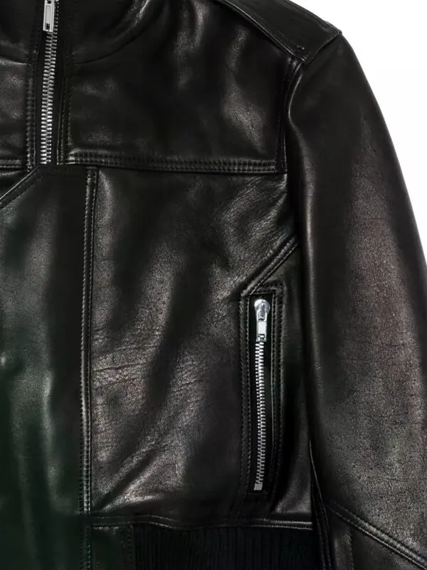 Rick Owens Leather Zip Jacket