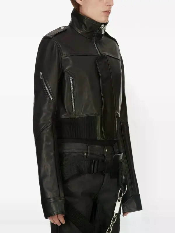 Rick Owens Leather Zip Jacket
