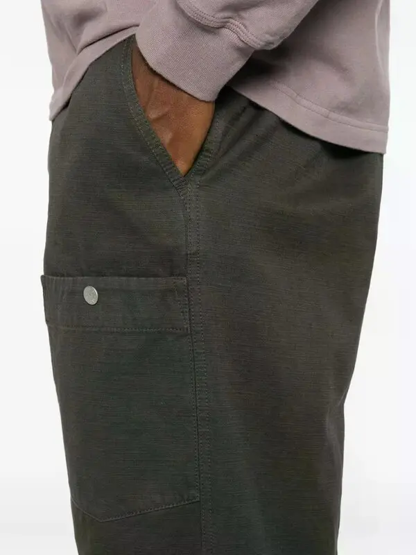 Stone Island Slub Cotton Batavia-tc Cargo Trousers