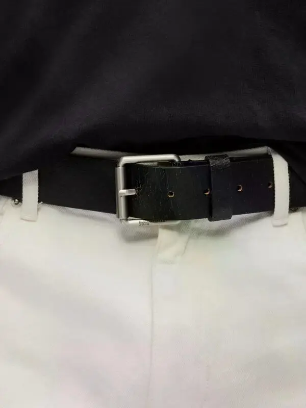 Karl Lagerfeld Logo-engraved Leather Belt