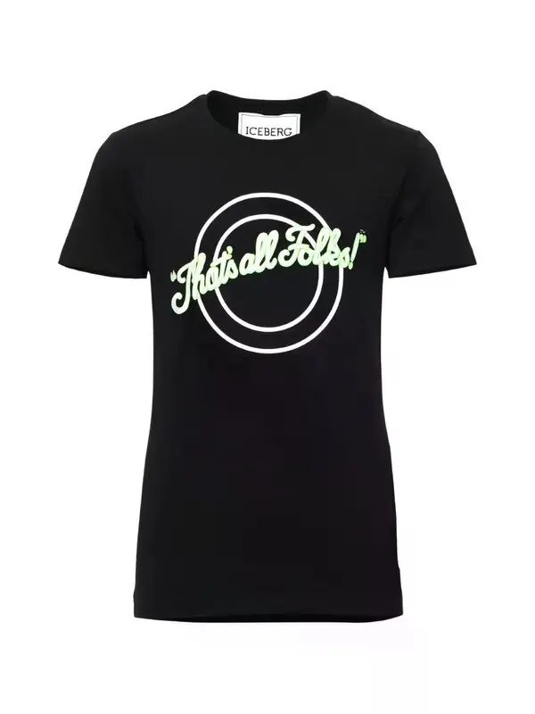 Iceberg Crew Neck T-shirt - Black