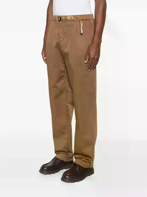 WHITE SAND Belted Trousers