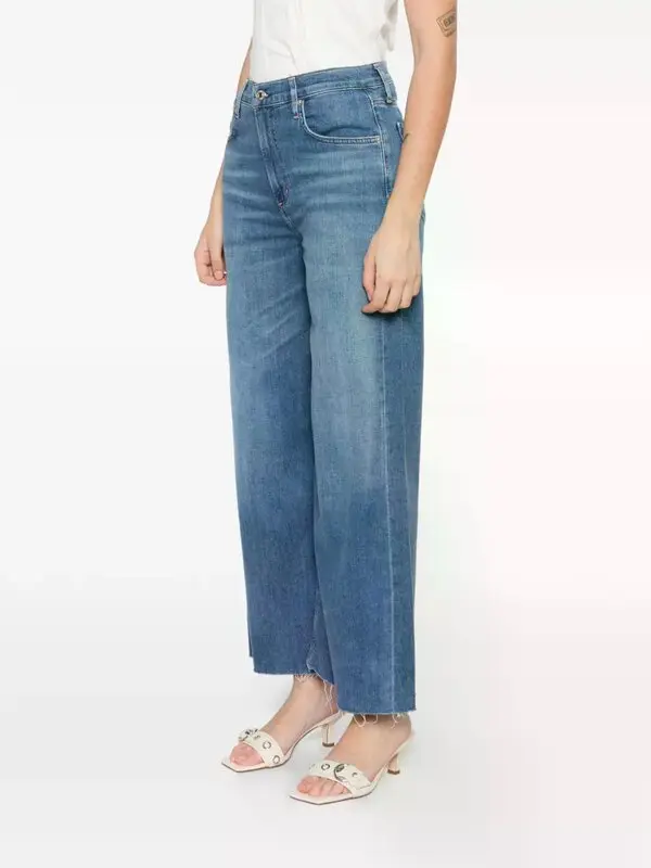Citizens Of Humanity Lyra Raw-cut Jeans - Blue