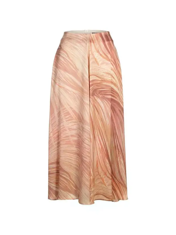 Kiton Abstract Print Long Skirt