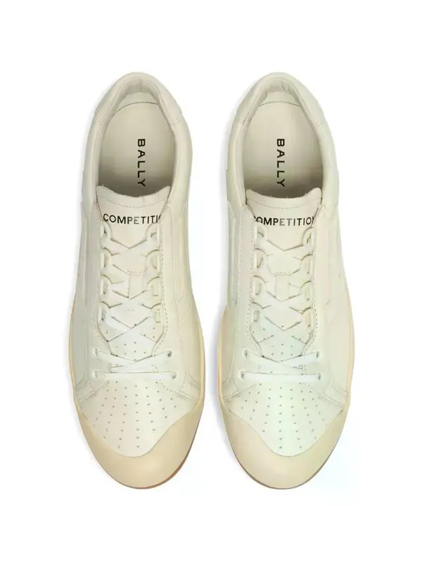Bally Competition Leather Sneakers - Neutrals