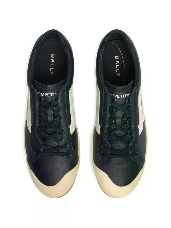 Bally Competition Leather Lace-up Sneakers - Blue
