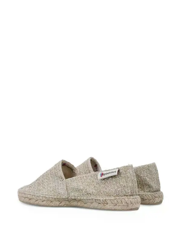 ESPADRILLES Glitter Mesh Slip-on - Neutrals