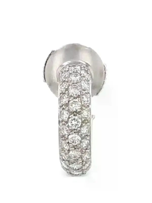 Cartier 1990s Mimi Diamond Hoop Earrings