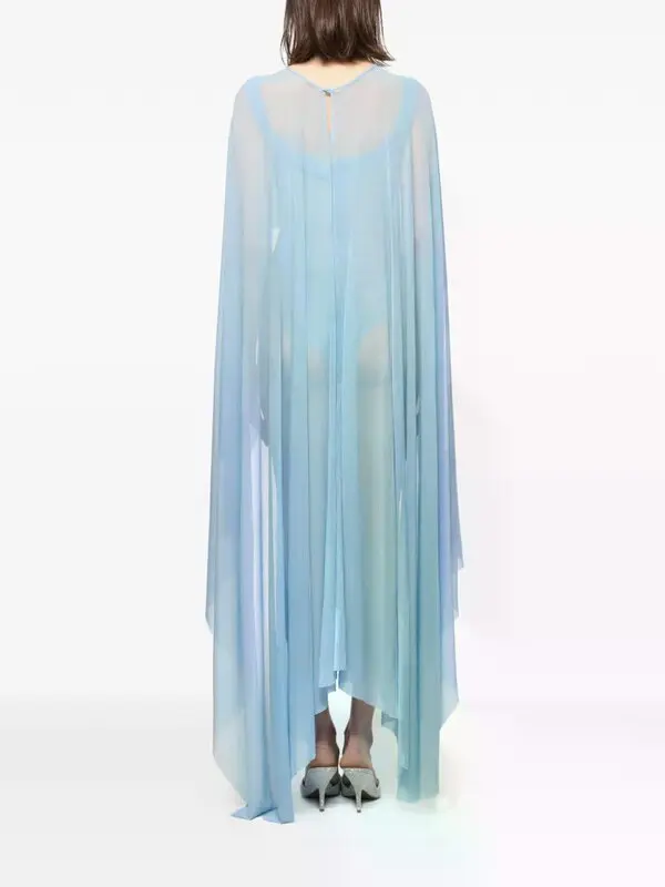 ATU BODY COUTURE Mesh Bodysuit And Cape Set