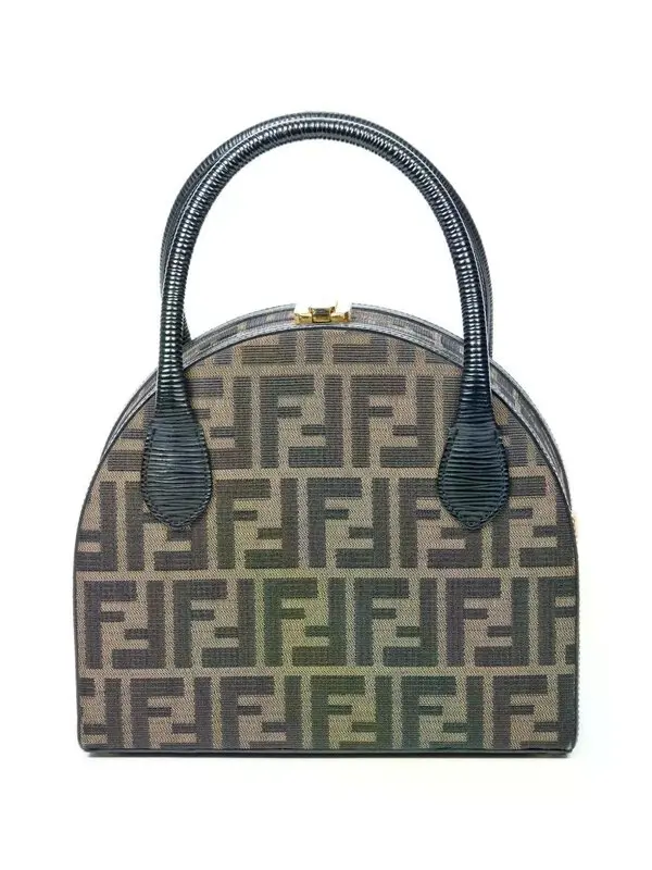 Fendi Zucca Canvas Handbag