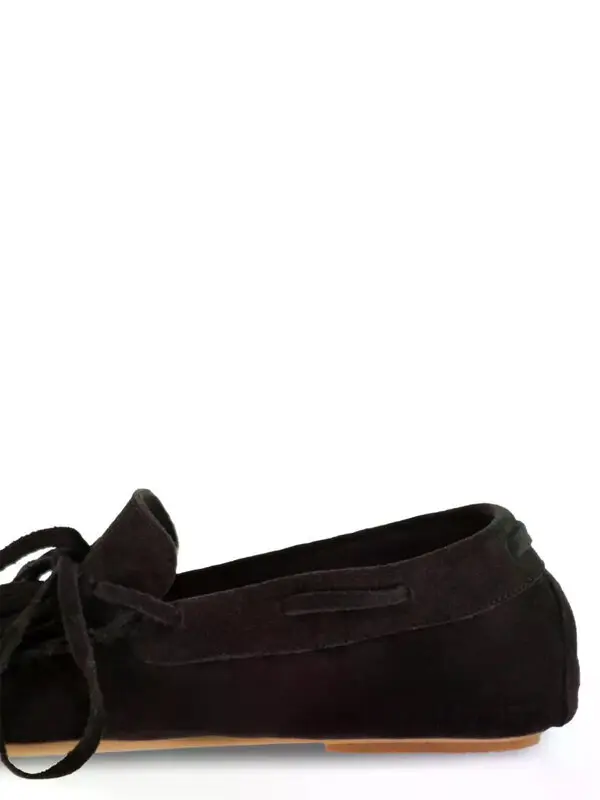 ANNIEL Fringed Suede Loafers