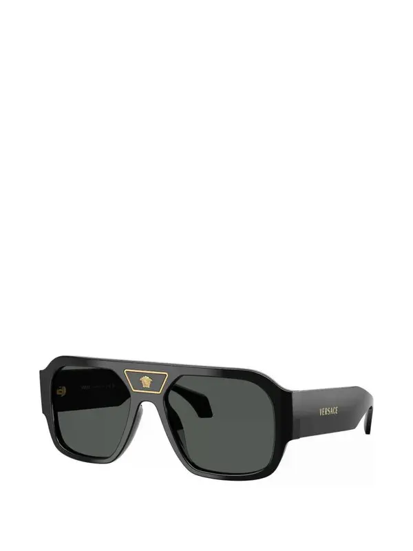 Versace Medusa Head Geometric Frame Sunglasses