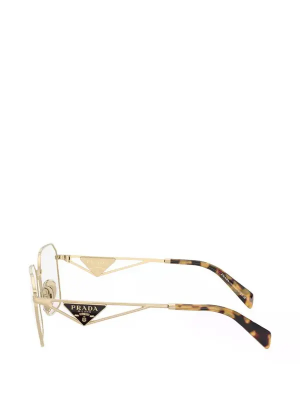 Prada Square-frame Glasses With Tortoiseshell Detail