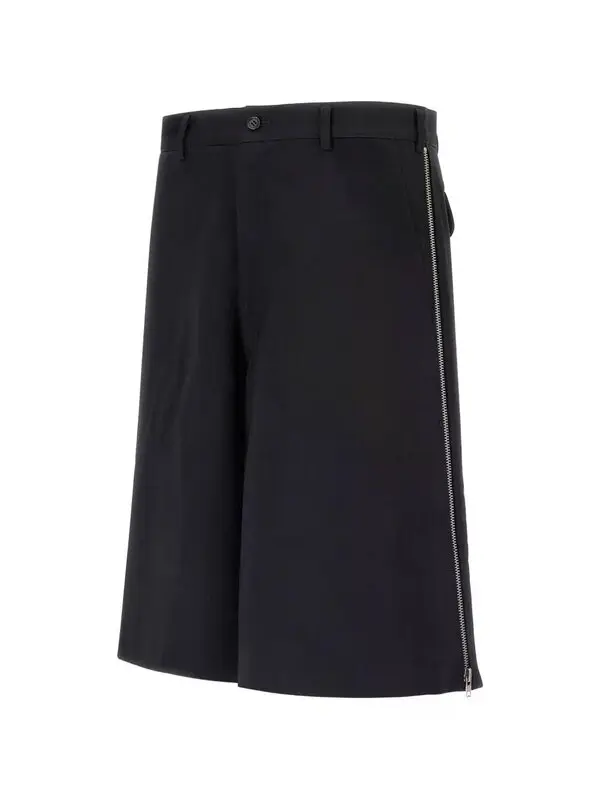 Comme Des Garçons Herringbone Side-zip Shorts