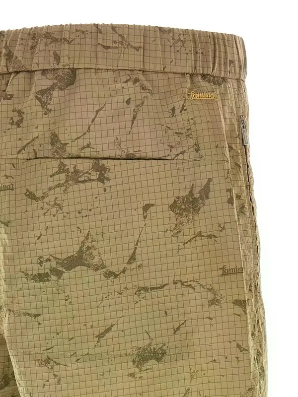 Herno Camouflage Print Bermuda Shorts