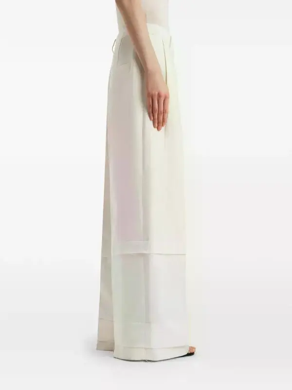Khaite Linden Wide-leg Linen Pants