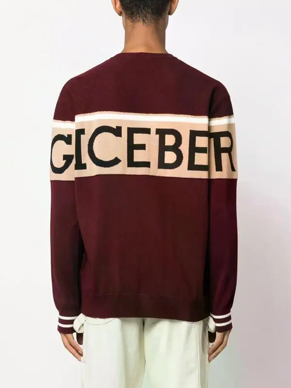 Iceberg Logo Intarsia-knit Jumper
