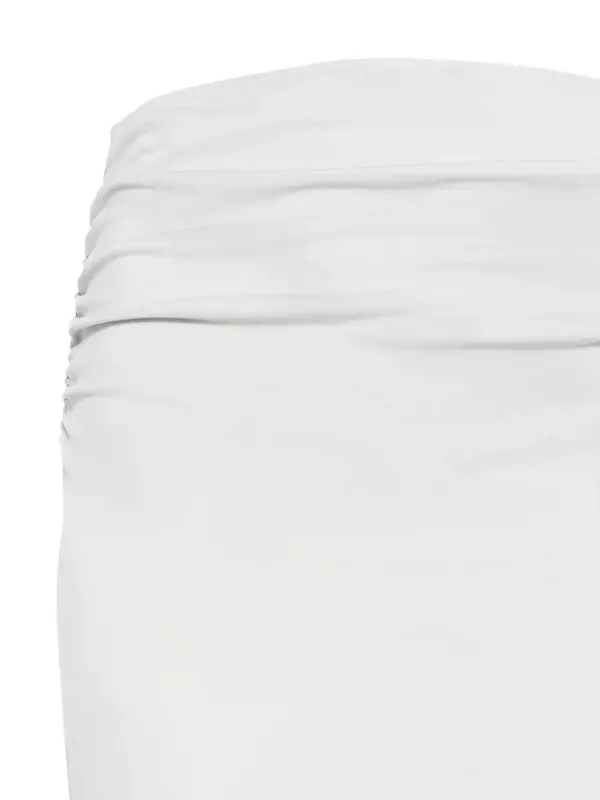 Patrizia Pepe Draped Ruched Midi Skirt