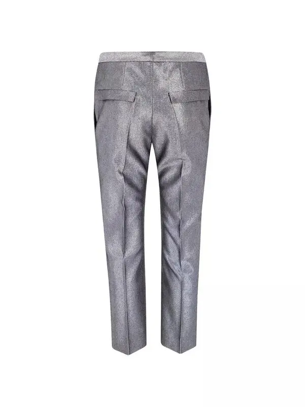 SAPIO Metallic Finish Pressed Crease Jeans