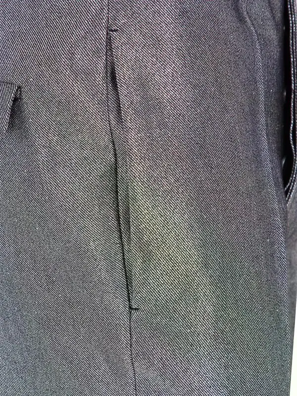 SAPIO Metallic Finish Pressed Crease Jeans