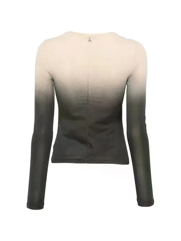 Patrizia Pepe Degrade Effect Long-sleeve T-shirt