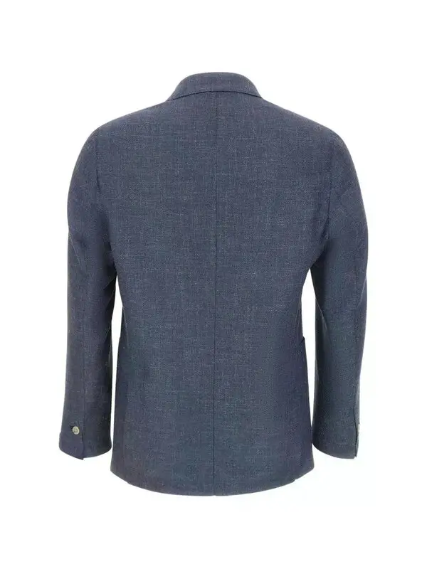 BARBA NAPOLI Buttoned Patch-pockets Blazer
