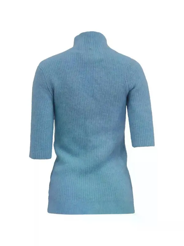 GANNI Fine-knit Cut-out Sweater