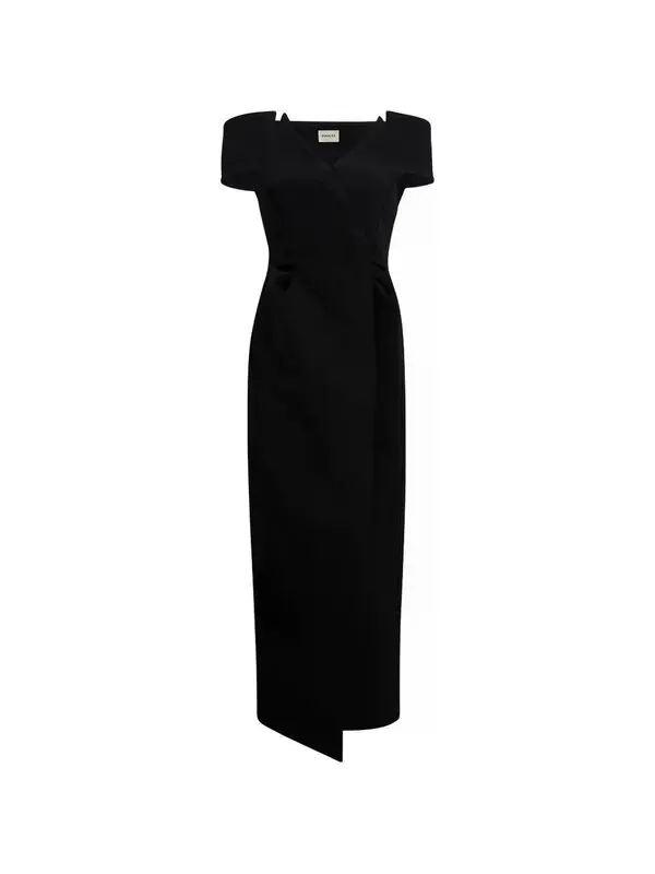 Khaite Gene Asymmetric Crepe Gown