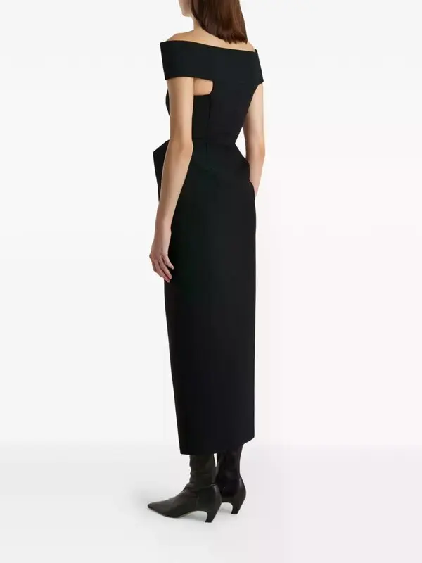 Khaite Gene Asymmetric Crepe Gown