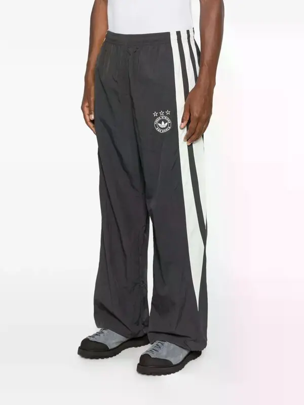 Adidas Gfx Side-stripe Logo-print Track Pants