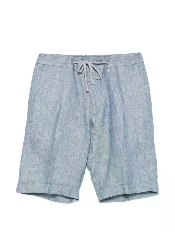 BARBA NAPOLI Capri Drawstring Shorts - Blue