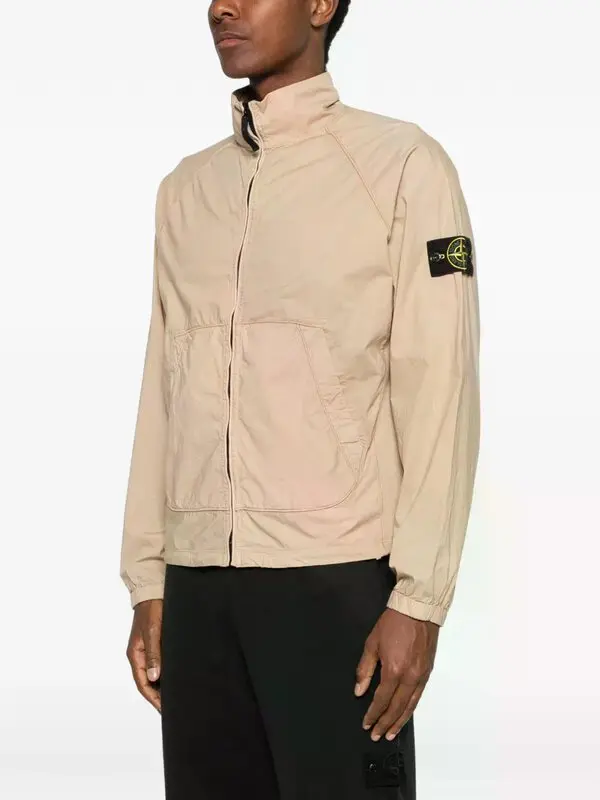 Stone Island Logo-patch Track Jacket - Neutrals
