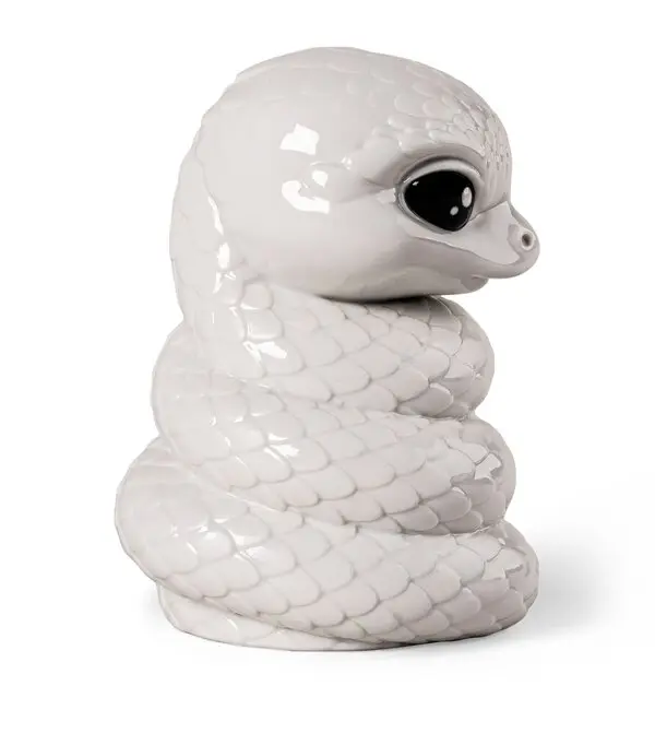 LLADRO Porcelain Baby Snake Sculpture