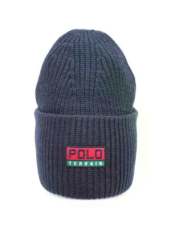 Polo Ralph Lauren Terrain Ribbed-knit Beanie - Blue