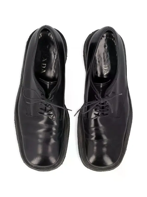 Prada Lace-up Leather Shoes
