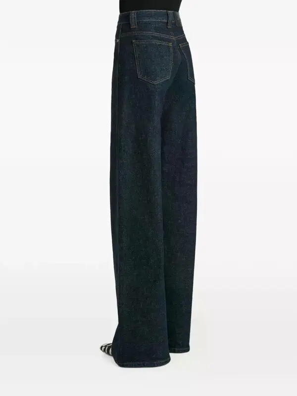 Khaite Dane Stretch Jeans - Blue