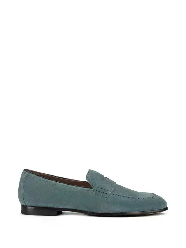 DOUCAL'S Suede Penny Loafers