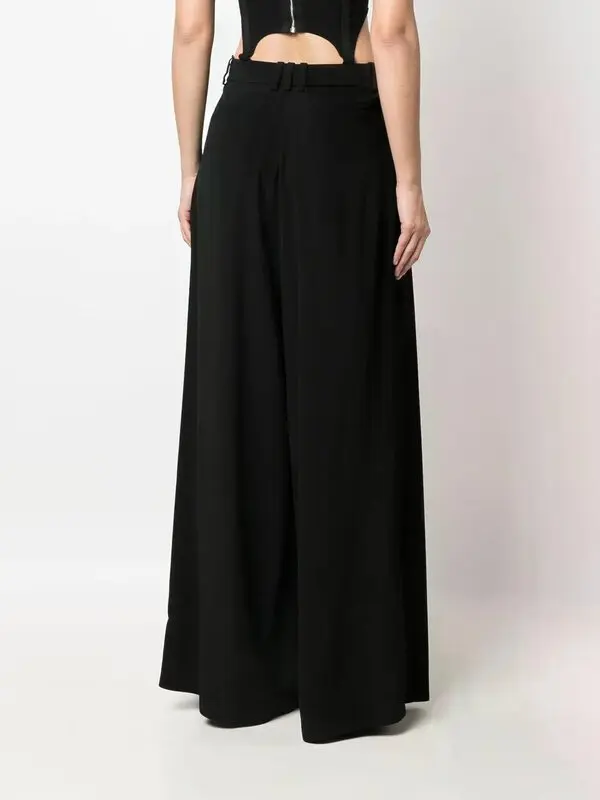Balmain High-waisted Palazzo Trousers