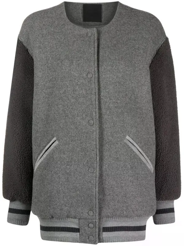 Givenchy Logo-appliqué Wool Bomber Jacket