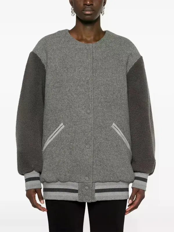 Givenchy Logo-appliqué Wool Bomber Jacket