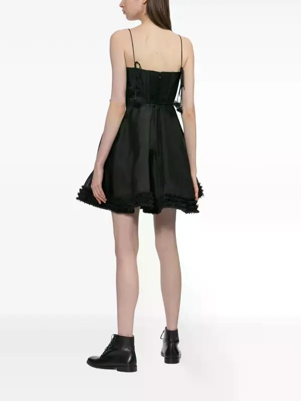 Zimmermann Luna Mini Dress With Floral Detail