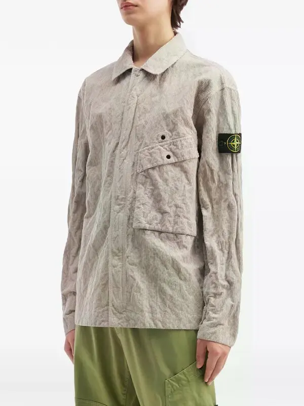Stone Island Textured Jacket With Pocket