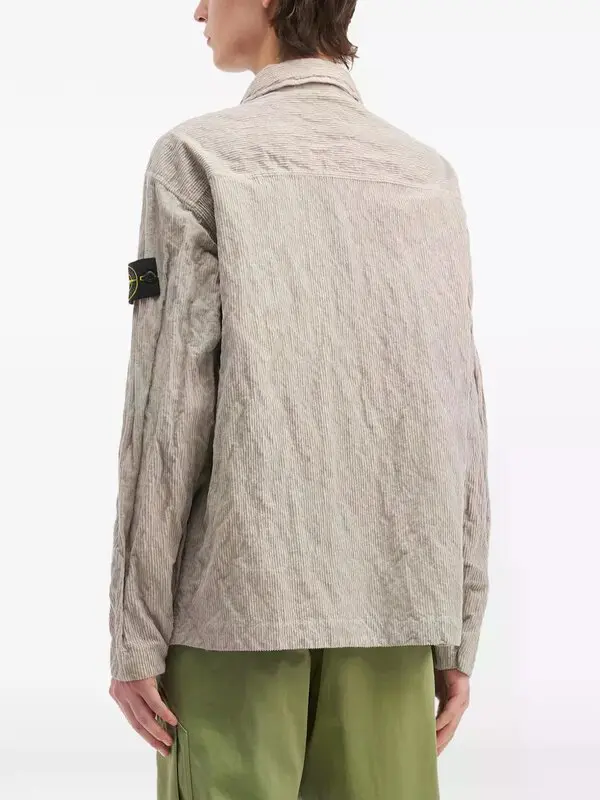 Stone Island Textured Jacket With Pocket