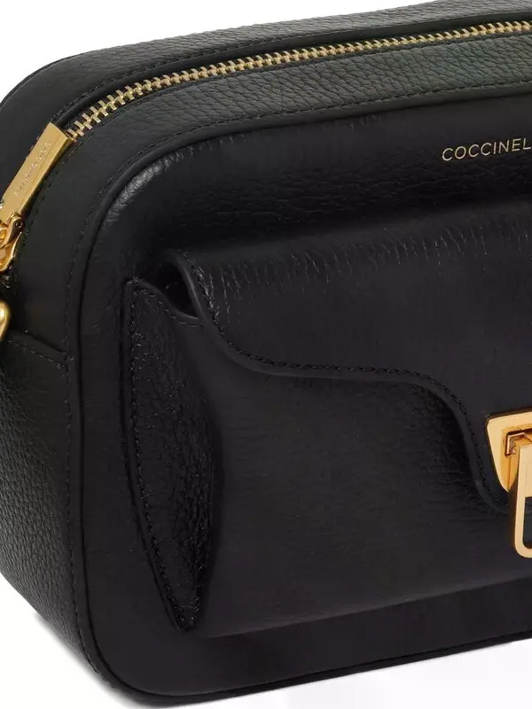 COCCINELLE Logo Detail Cross-body Bag - Black