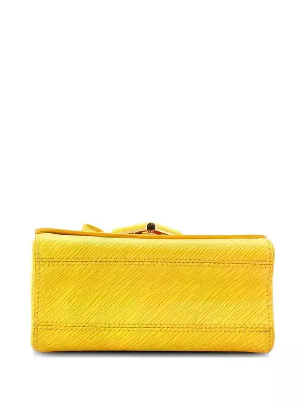 LOUIS VUITTON Braided Chain Twist Bag Epi Leather Mm Crossbody Bag